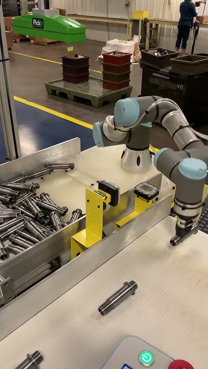 Universal Robots - UR3 and Pick-it 3D, Cobotomation! - YouTube