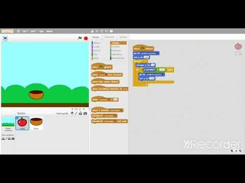 Catch the apple game (Scratch) - YouTube