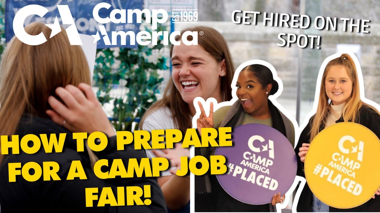 How to get prepared for a camp Job fair | Camp America - YouTube