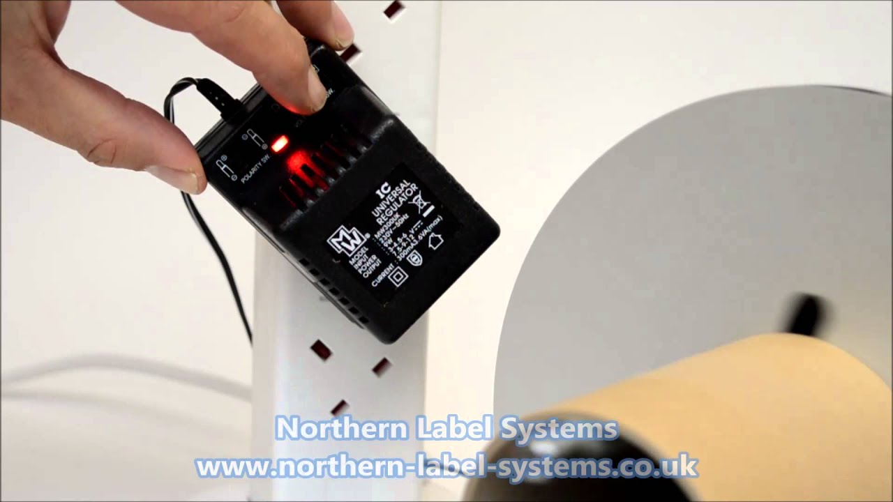 LABELMATE MC-11 Rewinder - Northern Label Systems - YouTube
