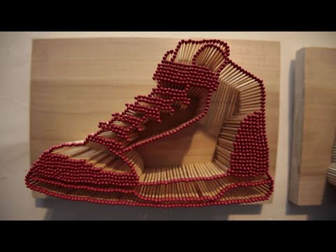 Matches craft .These are all made of match sticks. - YouTube