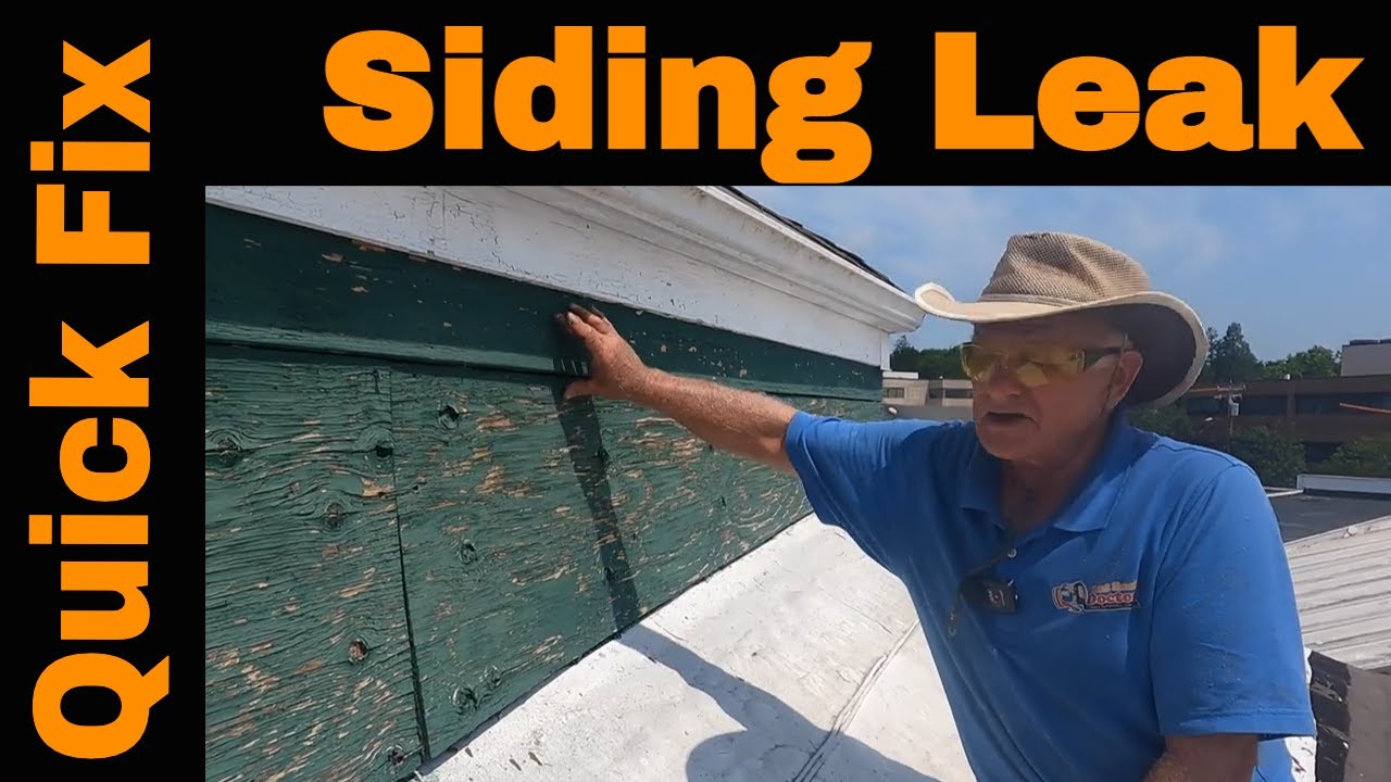 Siding or Wall Leak Repair - Turbo poly Seal - YouTube