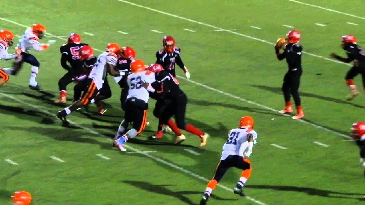 Thomas pass from Taylor Douglass/Edmondson football 1A South finals 11 ...