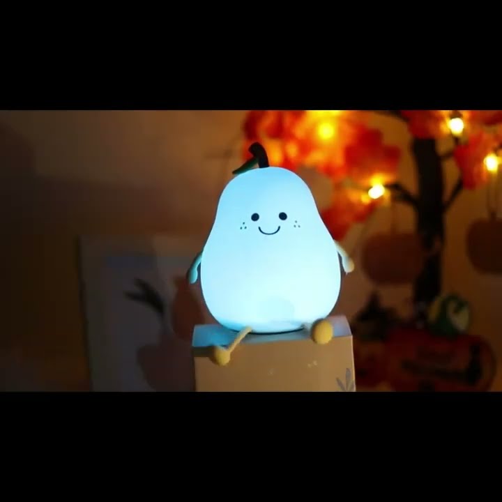 Silicone Pear-Shaped LED Lamp - YouTube