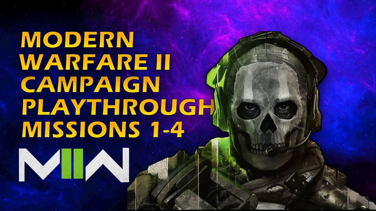 MODERN WARFARE 2 CAMPAIGN PLAYTHROUGH MISSION 1-4! Modern Warfare 2 ...