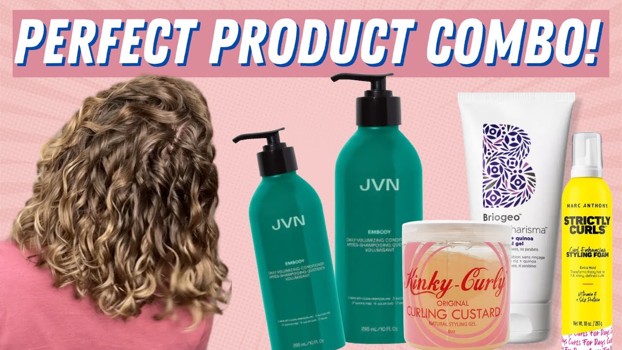 BEST NEW PRODUCT COMBO For Perfect Wavy Curly Hair!!! - YouTube