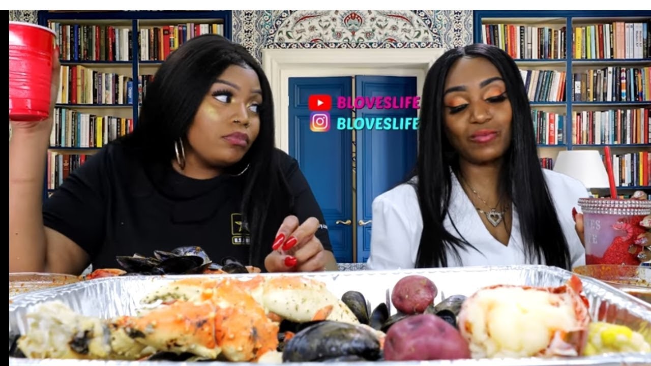 Eat with Que and Bloveslife Mukbang Drama - YouTube