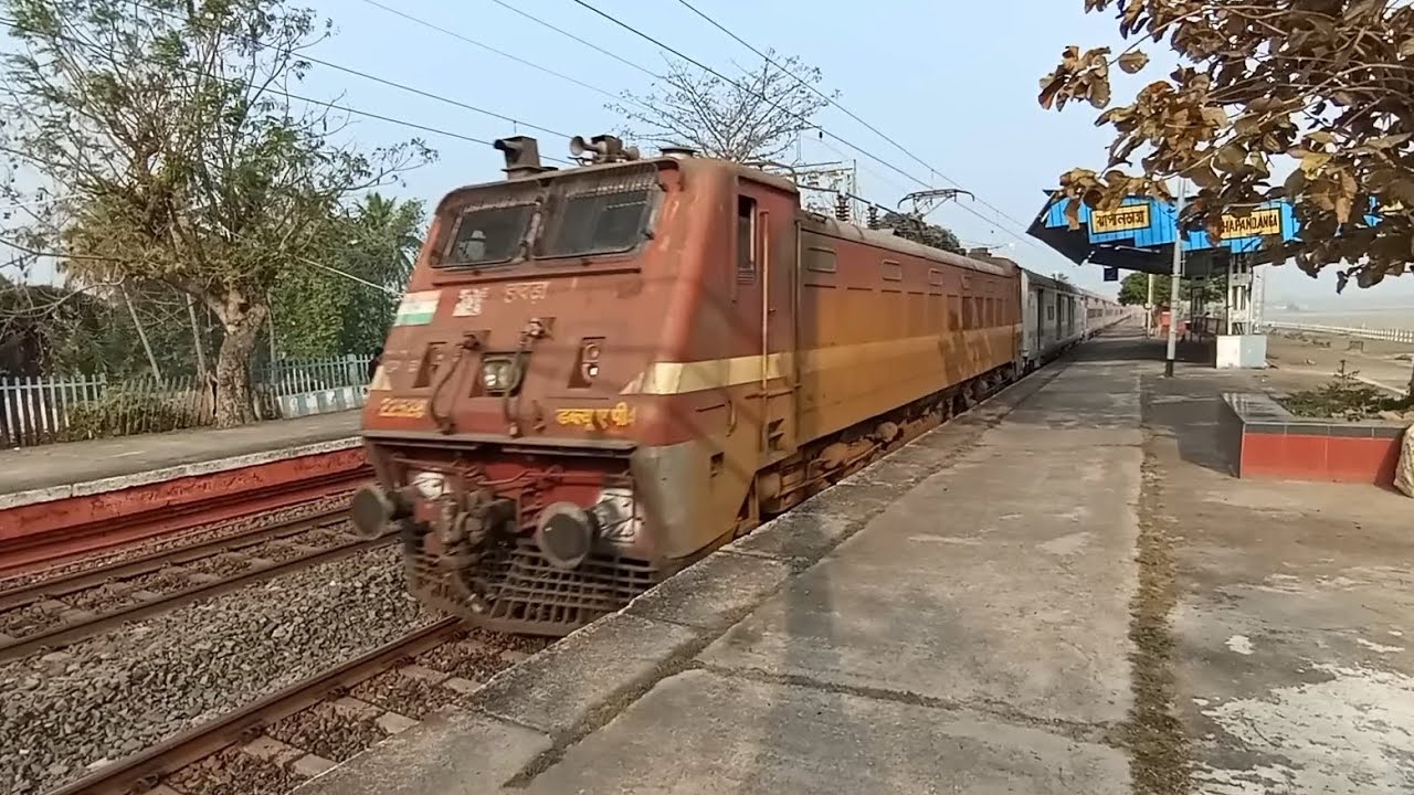 8 hrs Late Running India's Second Longest Train Silchar TVC Aronai ...