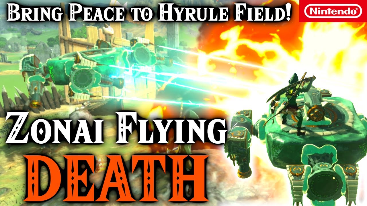 ZONAI FLYING DEATH | DEATH MACHINE | Bring Peace to Hyrule Field ...