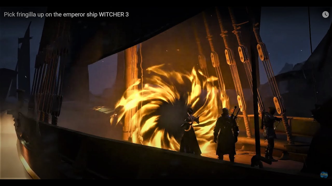 Pick fringilla up on the emperor ship WITCHER 3 - YouTube