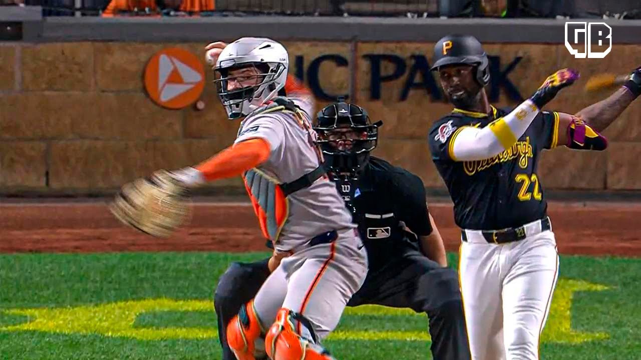 MLB | Amazing Catchers Throw | 2025 Highlights - YouTube