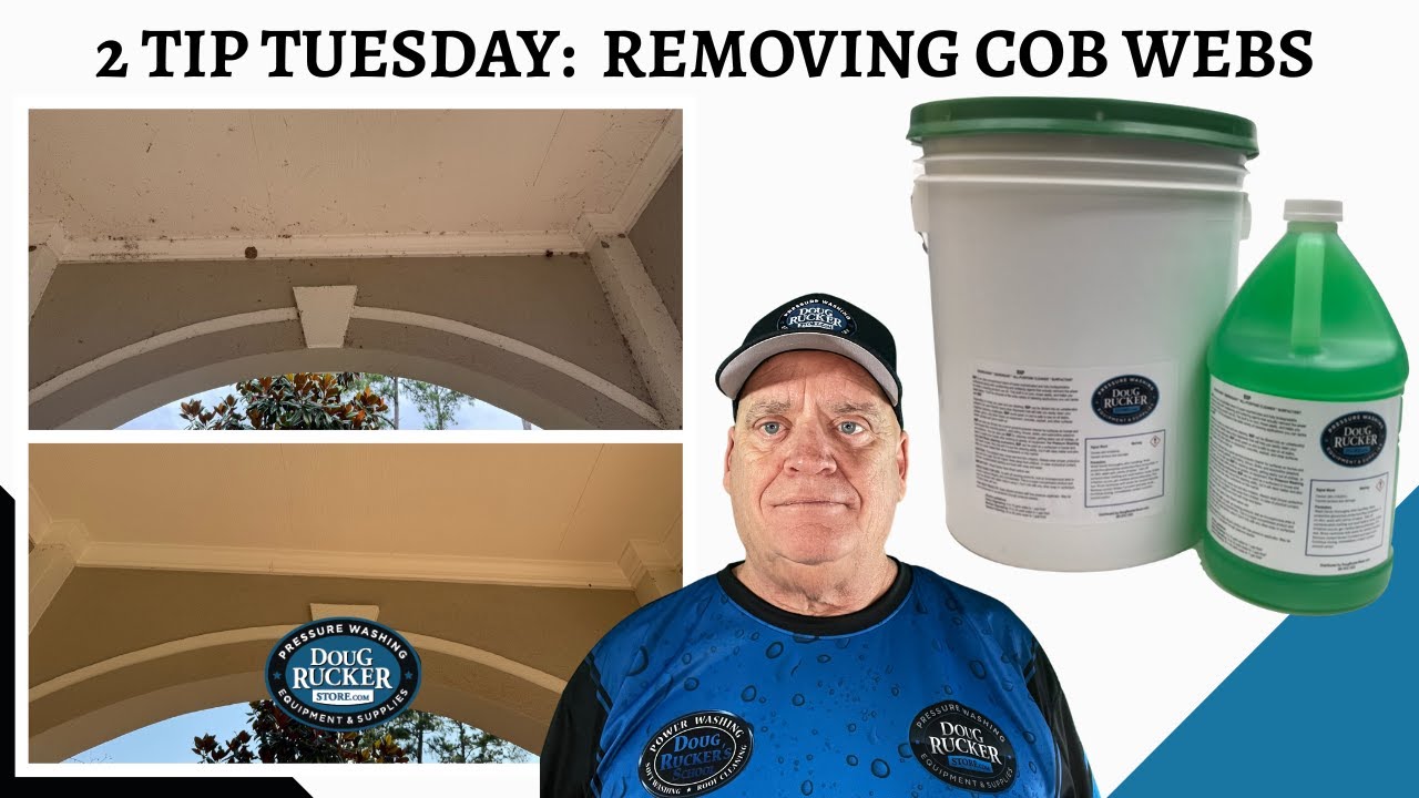 How To Quickly and Easily Remove Cob Webs from Doug Rucker Store - YouTube