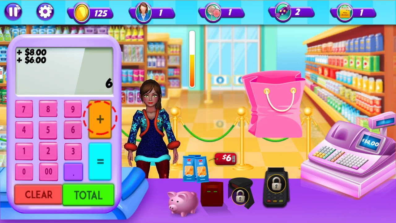 Main Game Anak Belanja Dan Menjadi Kasir Supermarket - Supermarket ...