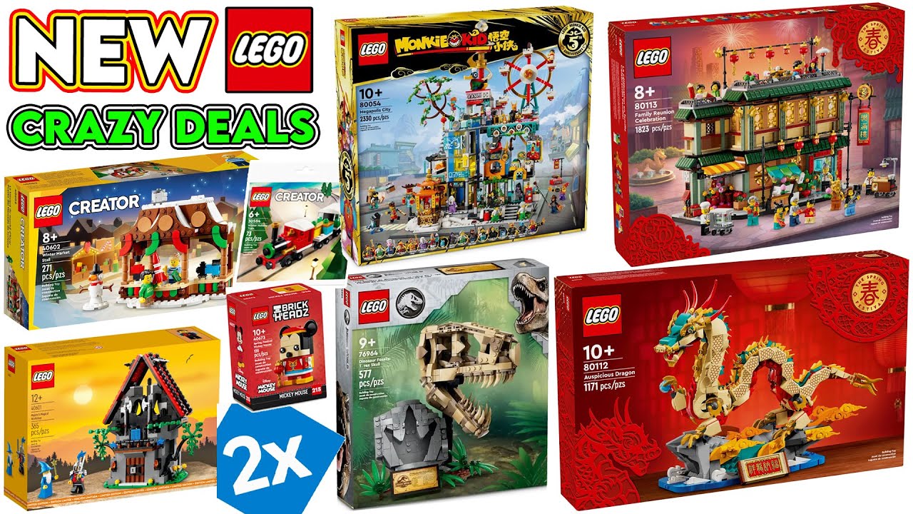NEW LEGO SETS & CRAZY PROMO WEEKEND! - YouTube