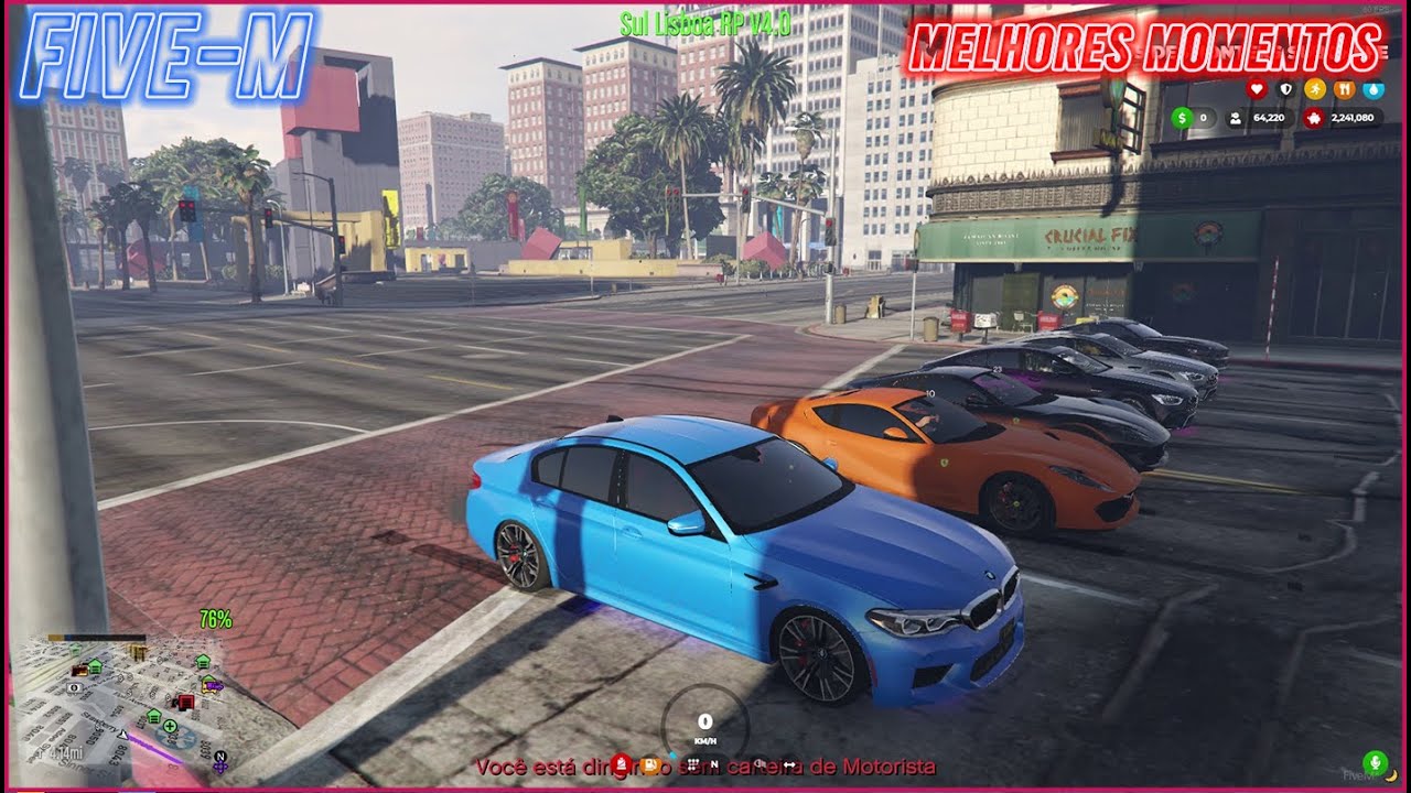 Five-M (GTA RolePlay)| Corridas Ilegais de BMW M5!! & Melhores Momentos ...
