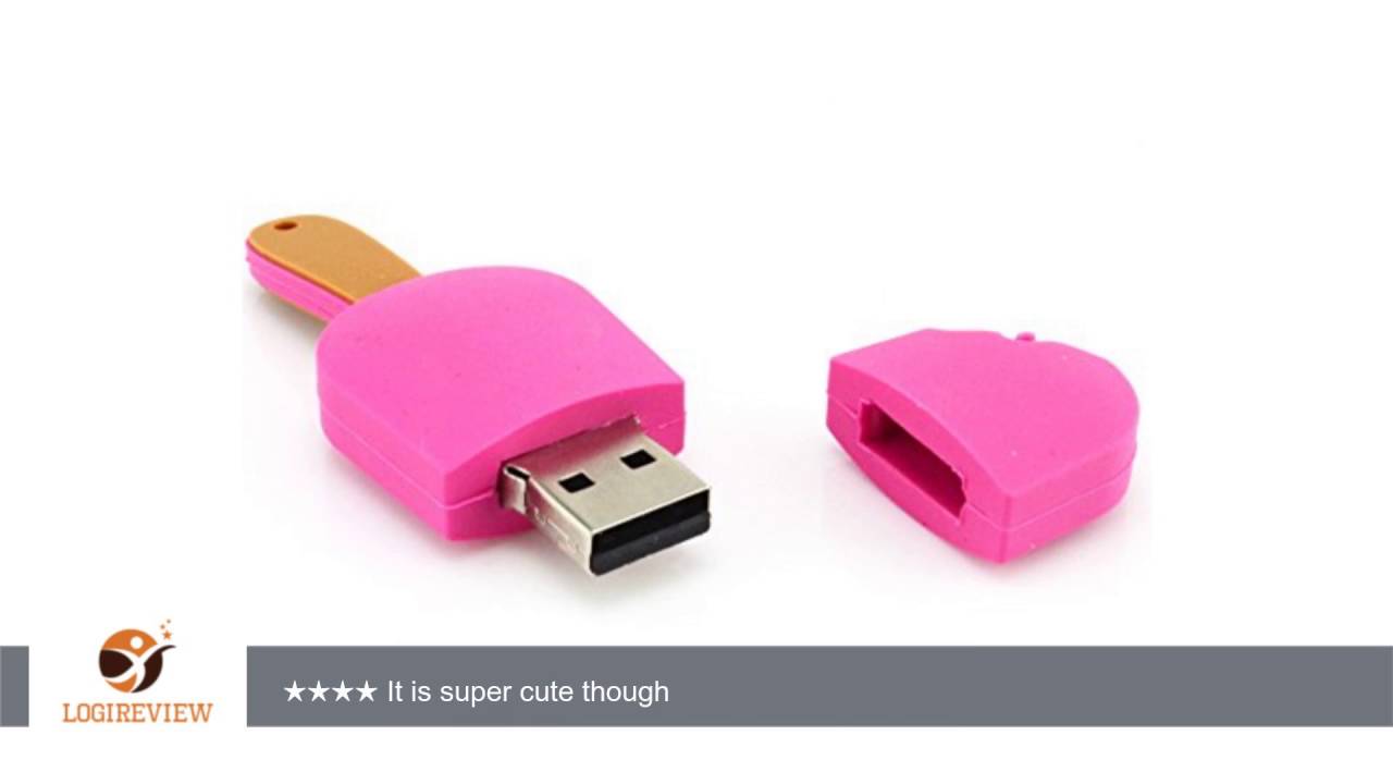 Stylish 16GB Popsicle USB Flash Drive (Pink) | Review/Test - YouTube