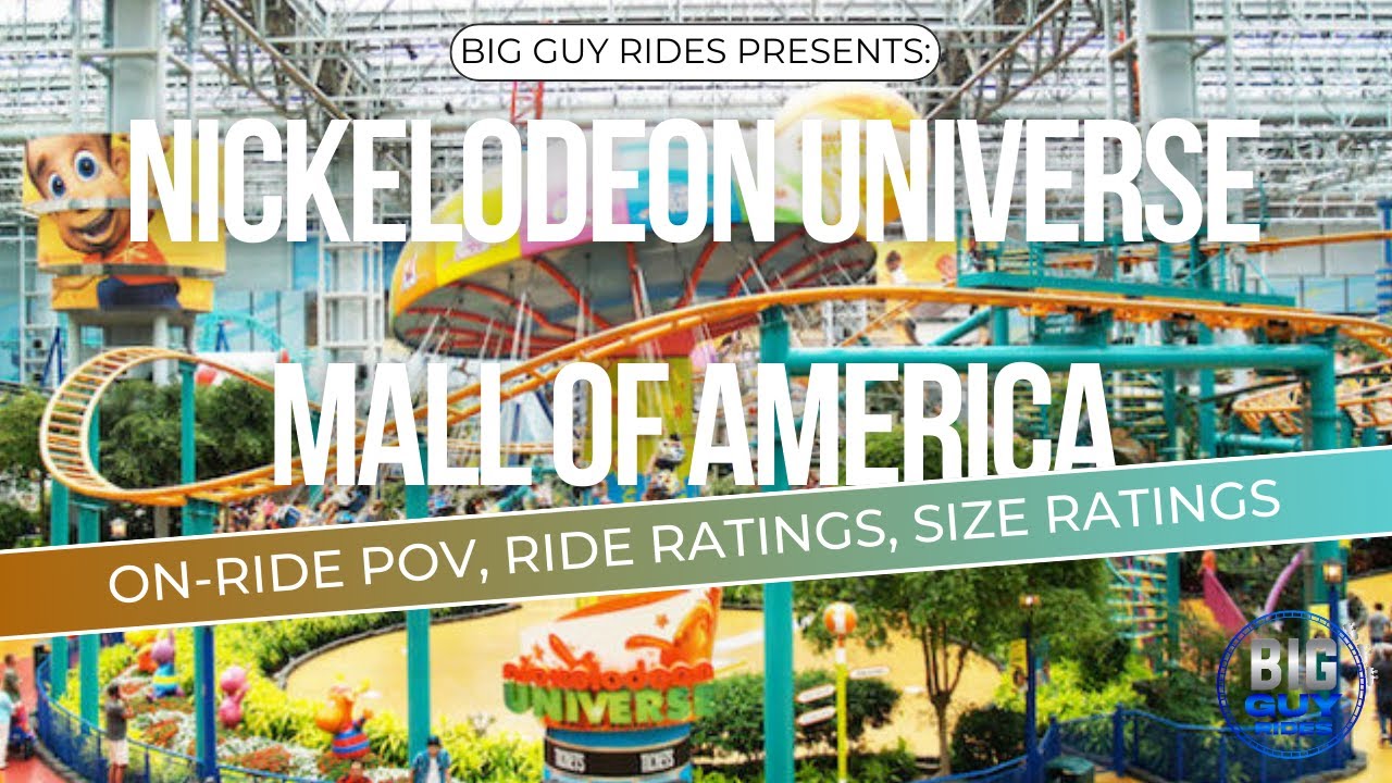 Nickelodeon Universe - Mall of America - Tour, Review, Ride Ratings ...