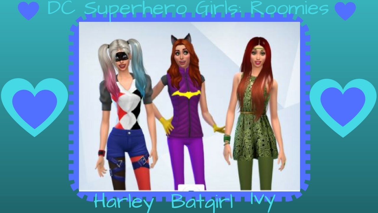 Sims 4 DC Girls: Harley Quinn...finding love?! - YouTube