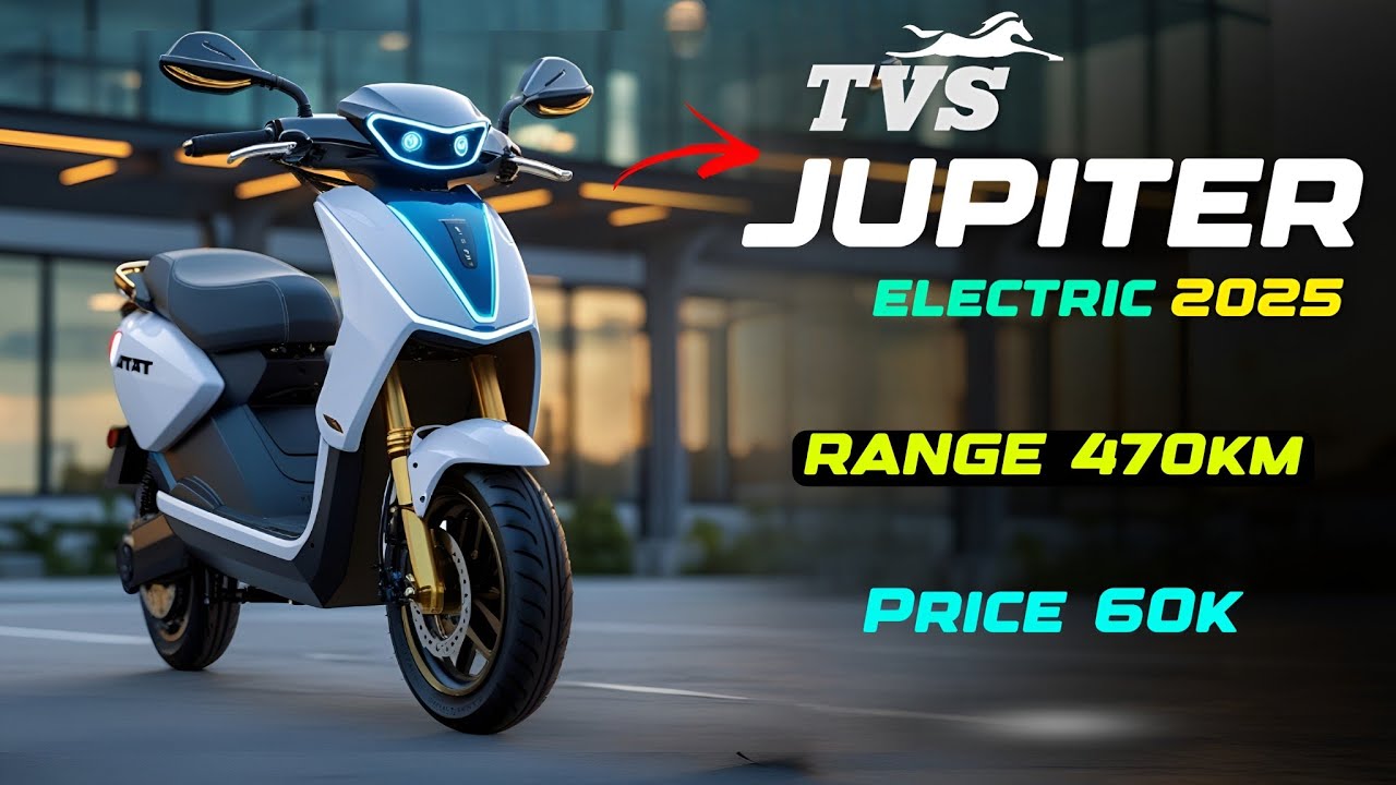 TVS Jupiter Electric Scooter 2025 | जबरदस्त फीचर्स और 350 KM की रेंज 🚀 ...