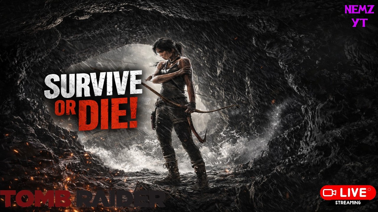 ⚔️Surviving the Island of Death | Tomb Raider🔴LIVE |Pt 2 Nemz yt # ...
