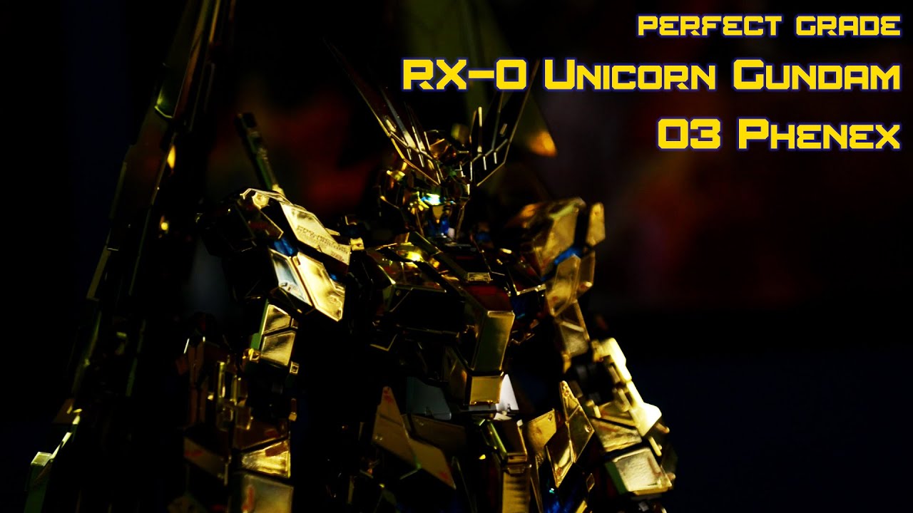 Perfect Grade [PG] RX-0 Unicorn Gundam 03 Phenex [we turned off the ...