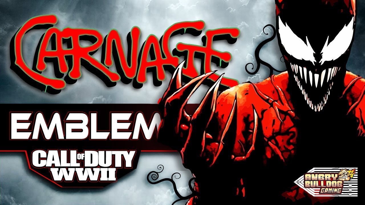 COD-WWll CARNAGE EMBLEM TUTORIAL | SPIDERMAN |1080P - YouTube
