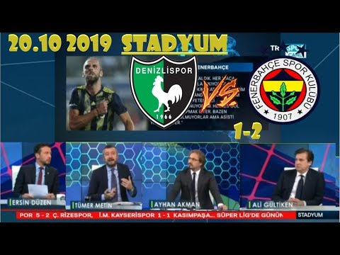 STADYUM (DENİZLİSPOR vs FENERBAHÇE 1-2) Ali GÜLTİKEN & Tümer METİN & Ayhan AKMAN