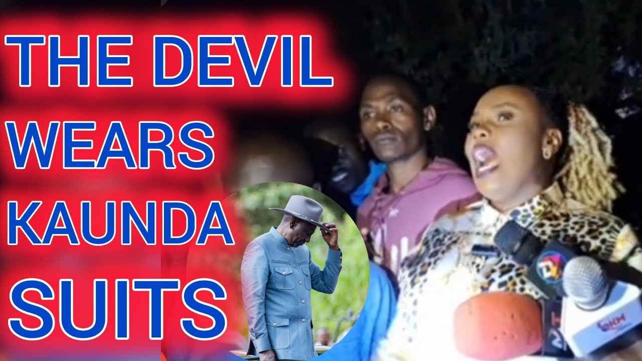 THE DEVIL WEARS KAUNDA SUITS. ANGRY YOUTH CALLS OUT PRESIDENT RUTO ...