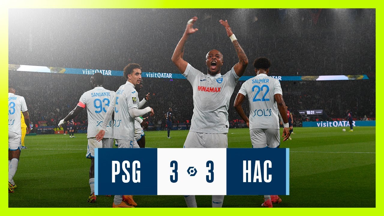 ⚽️ [Résumé commenté] PSG - HAC (3-3) - YouTube