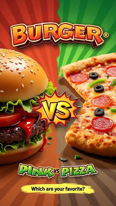 Burger vs Pizza: The Ultimate Food Battle! #shorts #foodwars #fastfood ...
