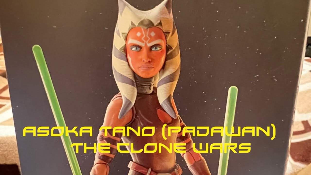 Unboxing Star Wars Black Series Asoka Tano Padawan (Clone Wars) No.13 ...