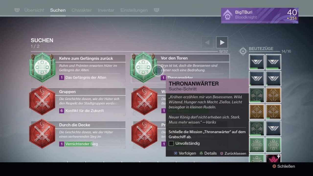 Destiny [KdB] #267 Variks Quest Teil 1 "Thronanwärter" "Vor den Toren ...