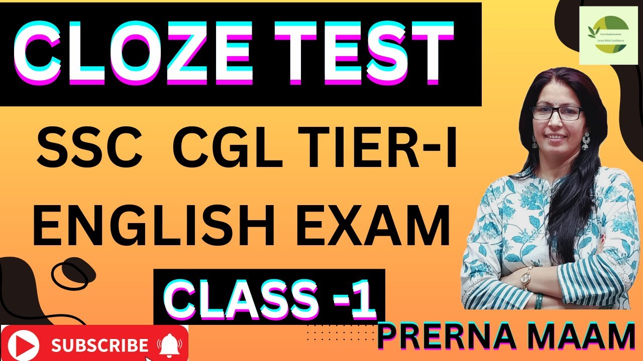 CLOZE TEST FOR SSC CGL AND ALL OTHER COMPETITIVE EXAMS - YouTube
