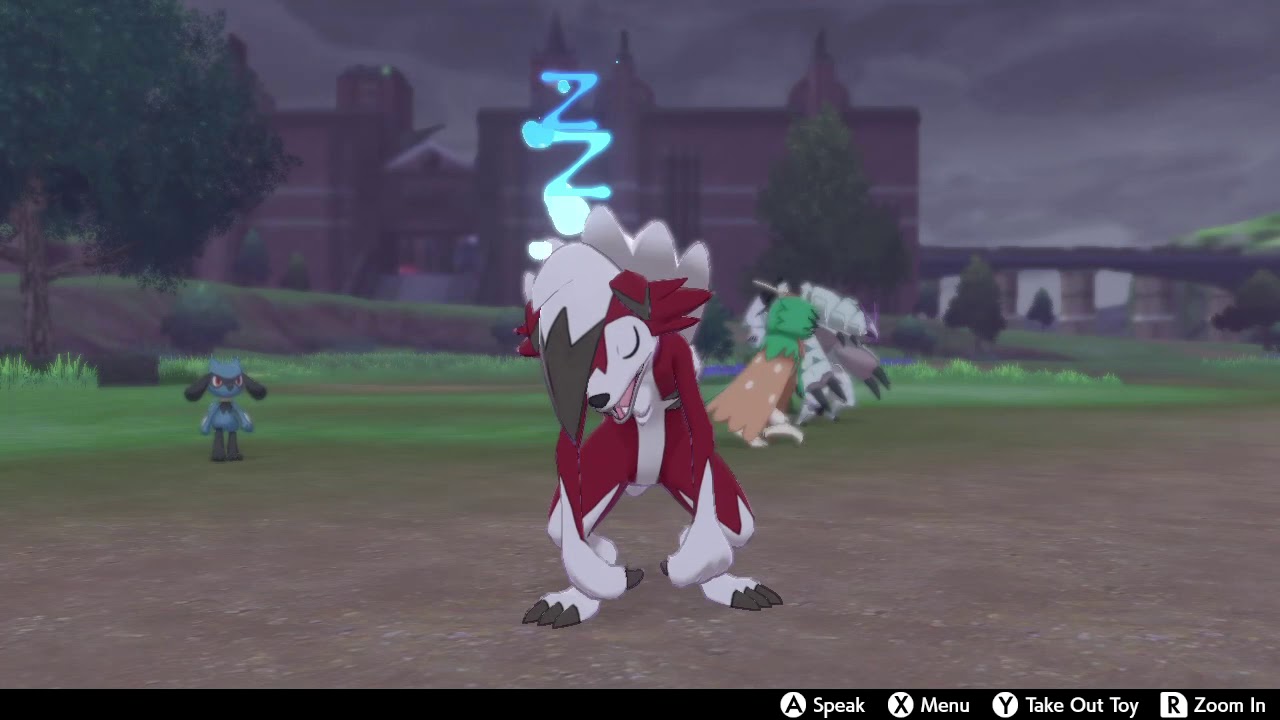 Midnight Lycanroc sleeping.😴🥺 - YouTube