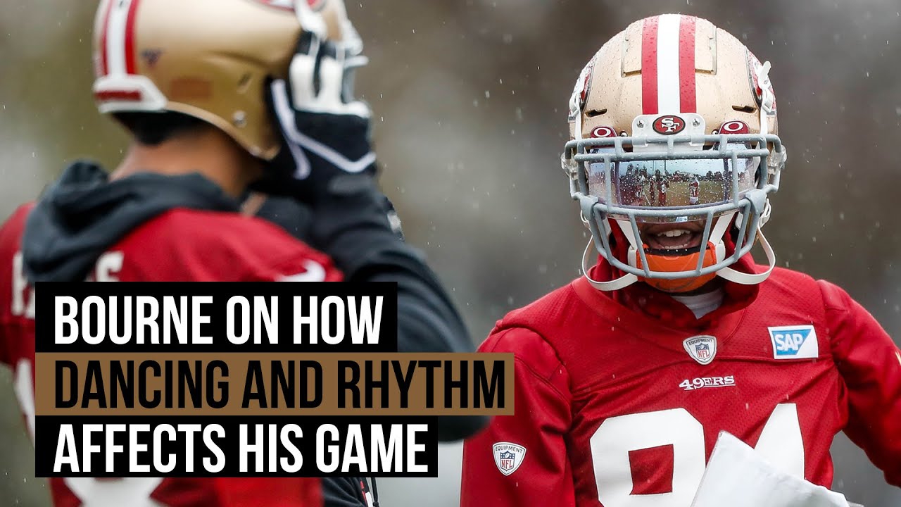 49ers Bourne on how dancing and rhythm affects play on field - YouTube