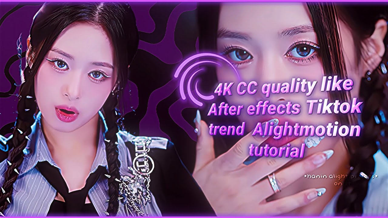 4K quality like After effects Tiktok trends on Alightmotion Tutorial | •hanin alight presets ...