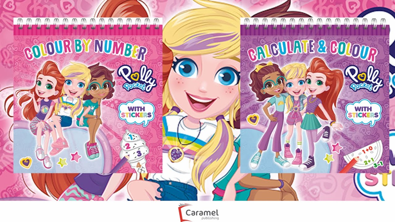 COLOUR BY NUMBER - CALCULATE & COLOURS (POLLY POCKET) - S0250 - Caramel ...