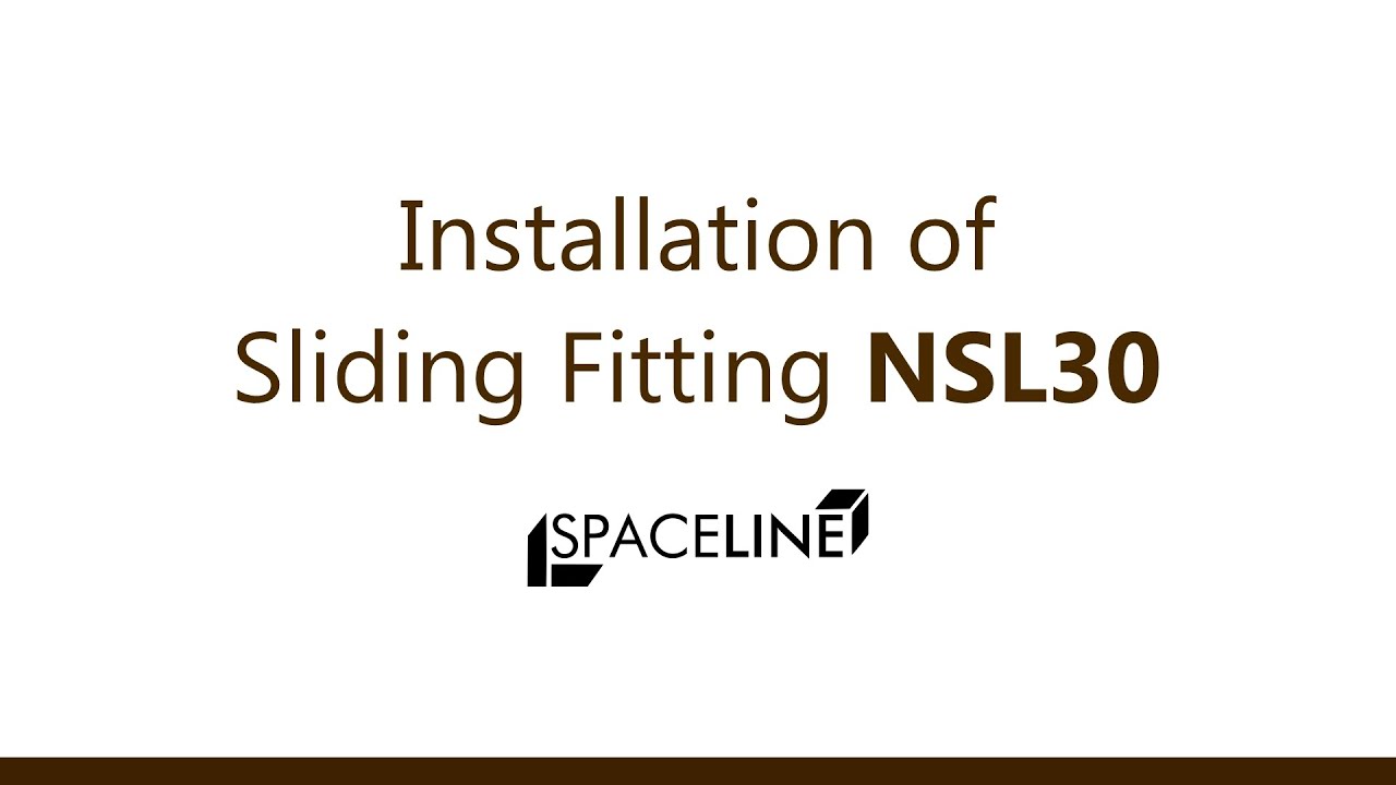 NIMMI NSL30 Sliding Fitting - सॉफ्ट क्लोज स्लाइडिंग फिटिंग - YouTube