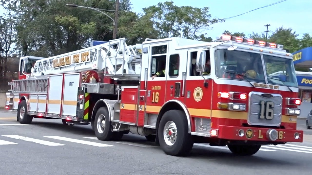 PFD Ladder 16 Responding - YouTube