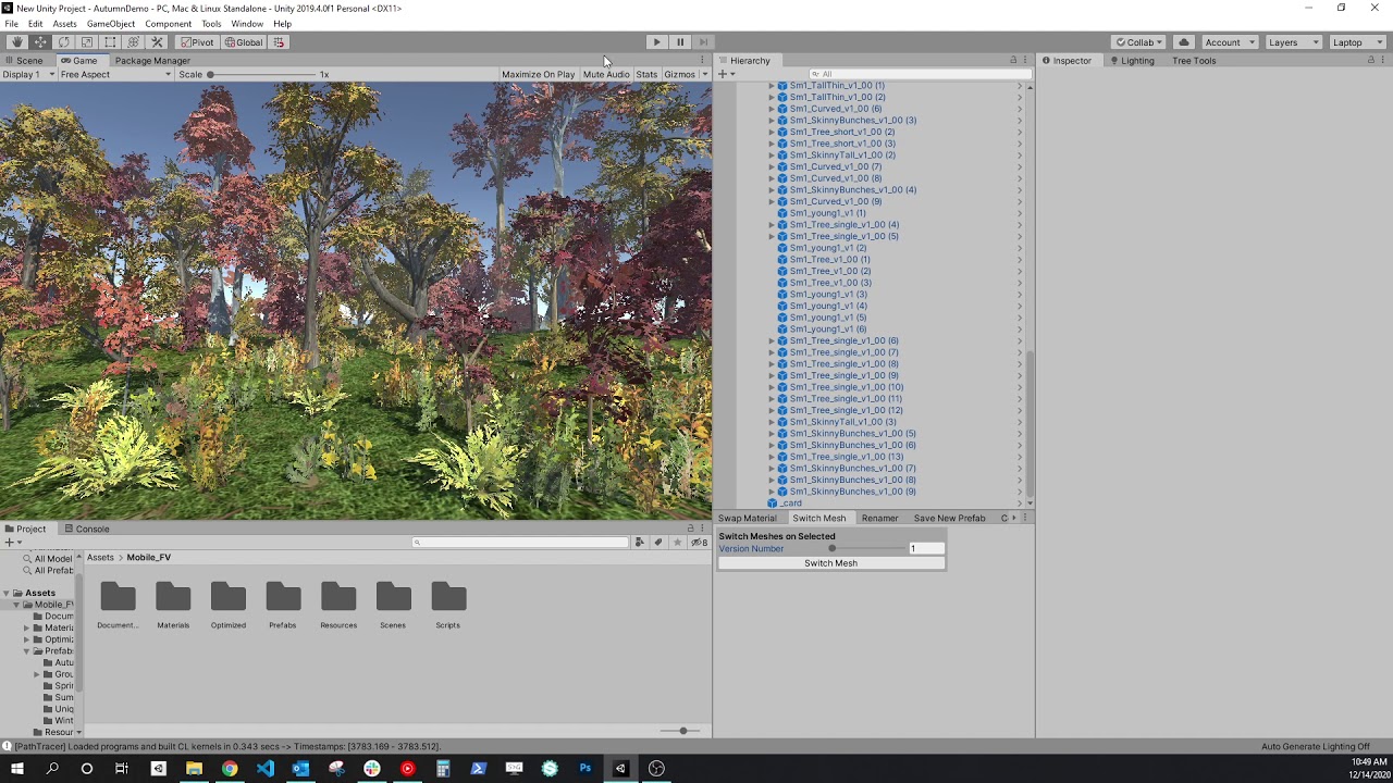Mobile Forestvision Pt3 Draw Call Optimization Youtube