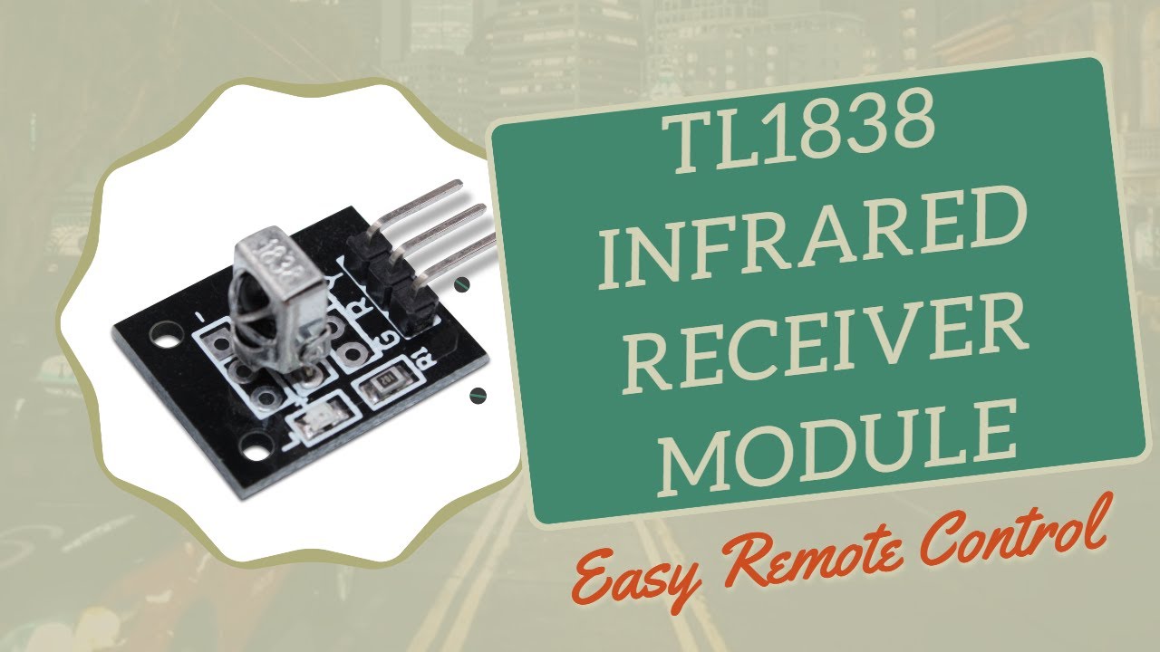 1-Minute Intro: TL1838 Infrared Receiver Module for Easy Remote Control ...