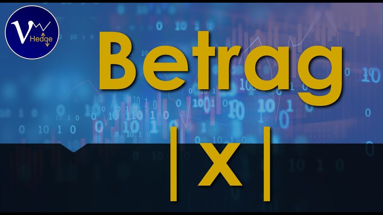 Die Betragsfunktion - Einführung + Rechenregeln - YouTube
