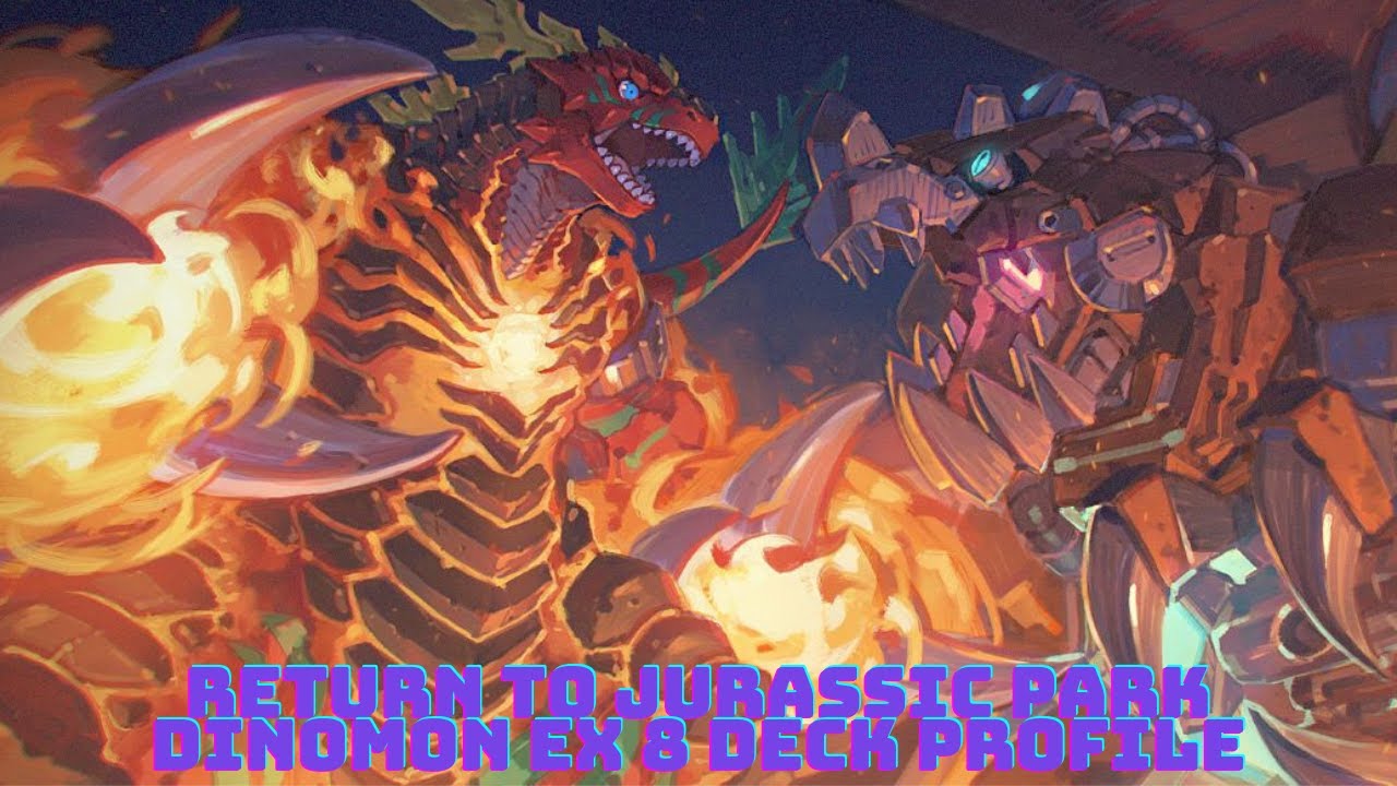 Return to jurassic Park Dinomon EX8 Deck Profile - YouTube