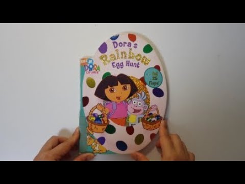 baby & kids Book(FLAP BOOK_ Dora's Rainbow Egg Hunt (Dora the Explorer ...