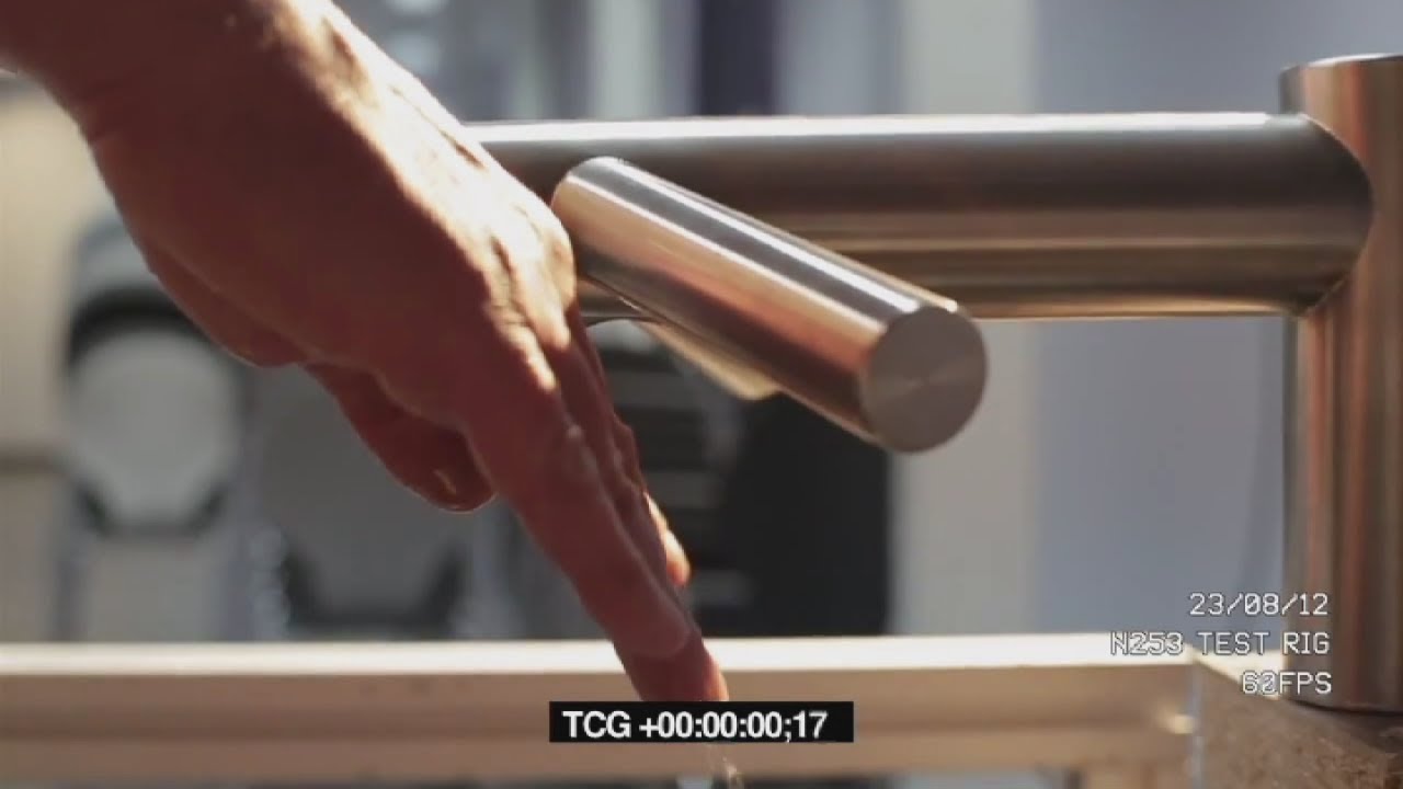 Dyson launches hand-drying Airblade water tap - YouTube
