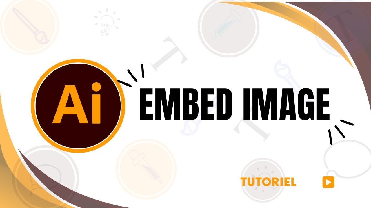 How to embed images in Illustrator - YouTube