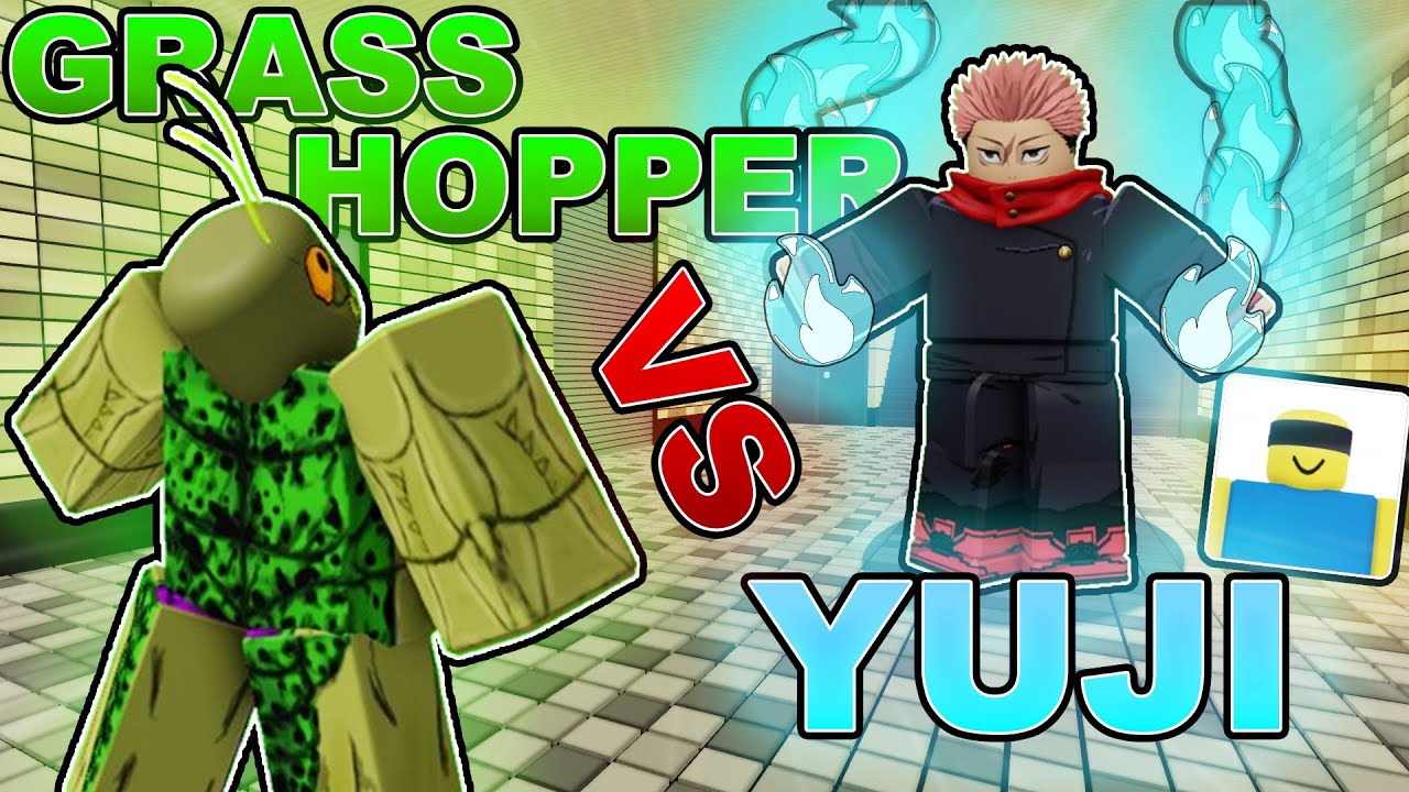 Yuji VS The Grasshopper Curse In Jujutsu Shenanigans - YouTube