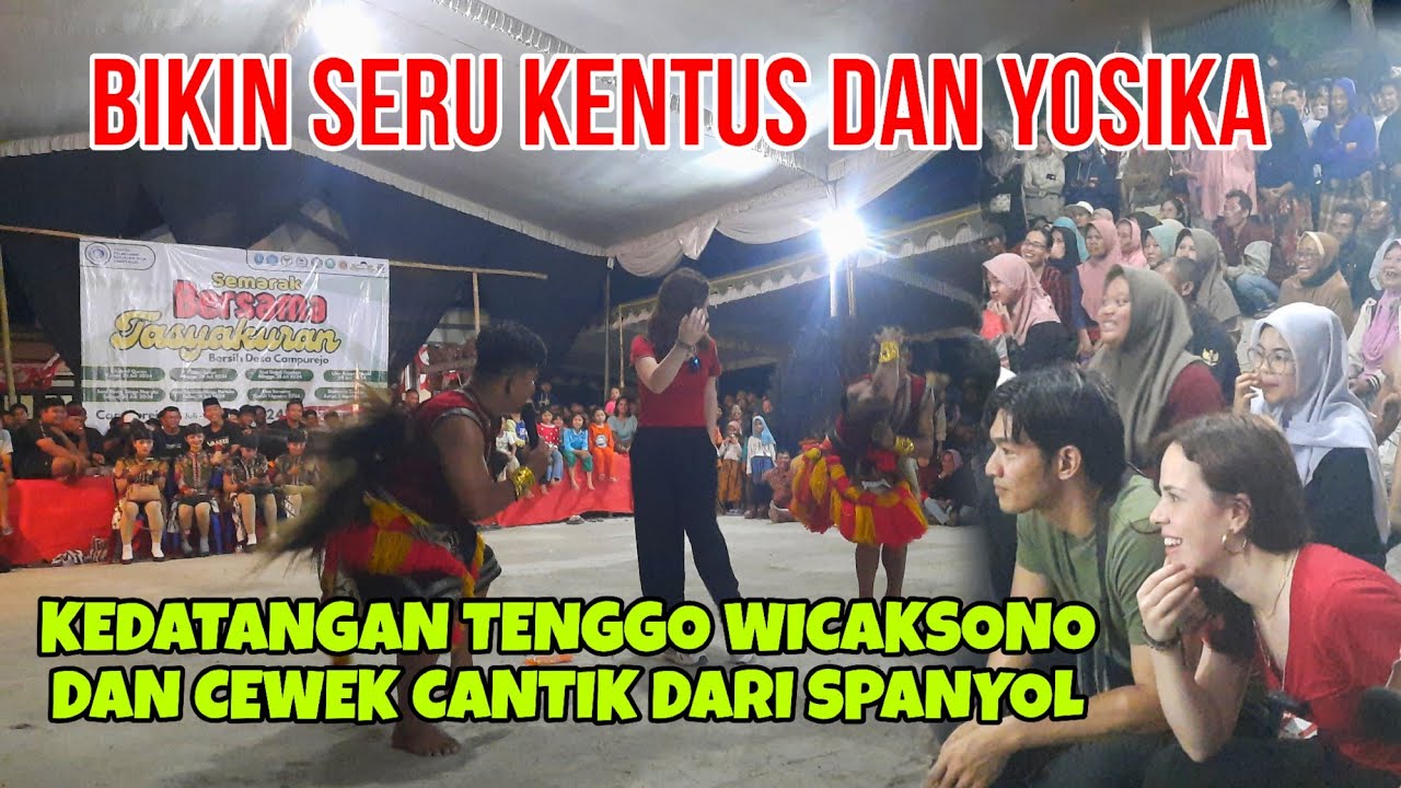 KEDATANGAN TENGGO WICAKSONO DAN CEWEK CANTIK DARI SPANYOL BIKIN HEBOH ...