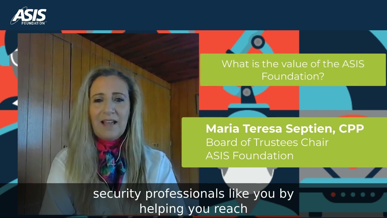 2022 Fitness Challenge: A Message from ASIS Foundation Chair Maria ...