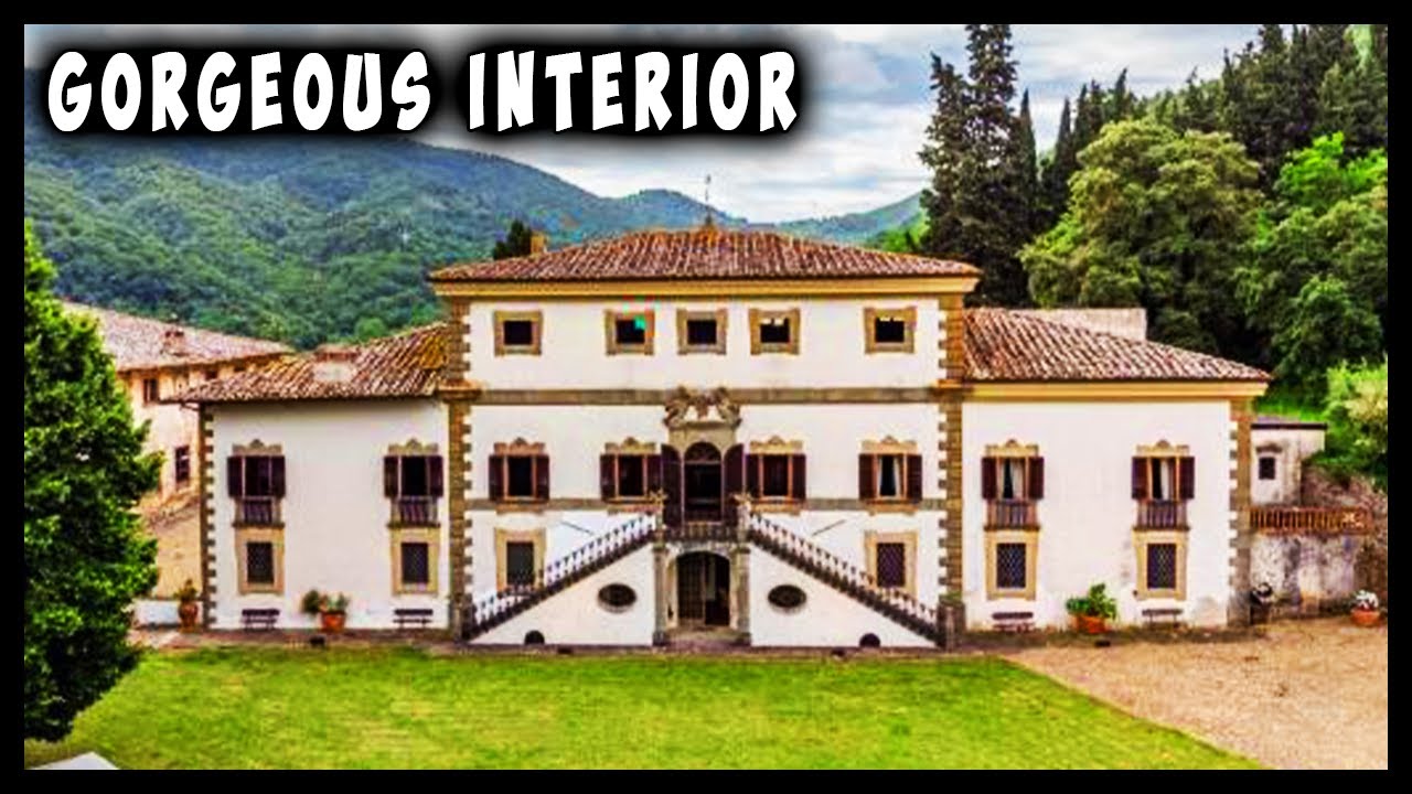 Beautiful Manor Villa for Sale Firenze, Tuscany, Italy - YouTube